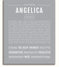 Angelica | Name Art Print – Name Stories