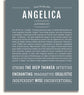 Angelica | Name Art Print – Name Stories