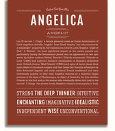 Angelica | Name Art Print – Name Stories