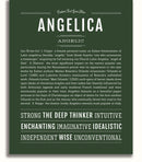 Angelica | Name Art Print – Name Stories