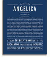 Angelica | Name Art Print – Name Stories