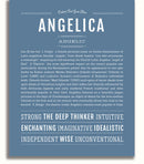 Angelica | Name Art Print – Name Stories