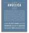 Angelica | Name Art Print – Name Stories