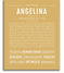 Angelina | Name Art Print – Name Stories