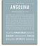 Angelina | Name Art Print – Name Stories