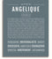 Angelique | Name Art Print – Name Stories