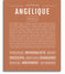 Angelique | Name Art Print – Name Stories
