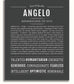Angelo | Name Art Print – Name Stories
