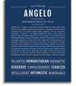 Angelo | Name Art Print – Name Stories