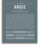 Angie Personalized Name Meaning Art Prints – Name Stories