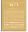 Angie | Name Art Print – Name Stories