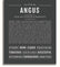 Angus | Name Art Print – Name Stories