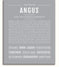 Angus | Name Art Print – Name Stories