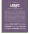 Angus | Name Art Print – Name Stories