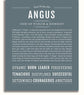 Angus | Name Art Print – Name Stories