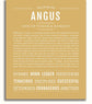 Angus Personalized Name Meaning Art Prints – Name Stories