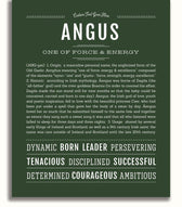 Angus | Name Art Print – Name Stories