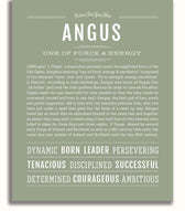 Angus | Name Art Print – Name Stories