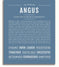 Angus Personalized Name Meaning Art Prints – Name Stories