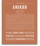 Anikah | Name Art Print – Name Stories