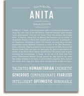 Anita | Name Art Print – Name Stories