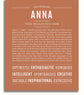 Anna | Name Art Print – Name Stories
