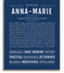 AnnaMarie | Name Art Print – Name Stories