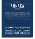 Annaka | Name Art Print – Name Stories