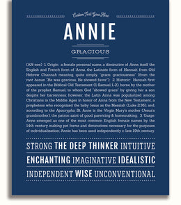 Annie | Name Art Print – Name Stories