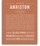 Anniston | Name Art Print – Name Stories