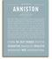 Anniston | Name Art Print – Name Stories