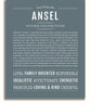 Ansel | Name Art Print – Name Stories