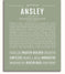 Ansley | Name Art Print – Name Stories