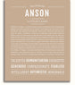 Anson (female) | Name Art Print – Name Stories
