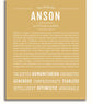 Anson (female) | Name Art Print – Name Stories