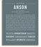 Anson (male) | Name Art Print – Name Stories