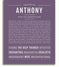 Anthony | Name Art Print – Name Stories