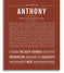 Anthony | Name Art Print – Name Stories