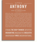 Anthony | Name Art Print – Name Stories