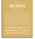 Anthony | Name Art Print – Name Stories