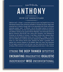 Anthony | Name Art Print – Name Stories