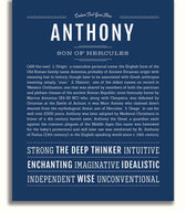 Anthony | Name Art Print – Name Stories