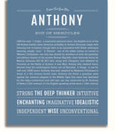 Anthony | Name Art Print – Name Stories