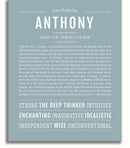 Anthony | Name Art Print – Name Stories