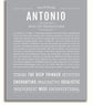 Antonio | Name Art Print – Name Stories