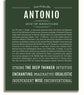 Antonio | Name Art Print – Name Stories