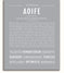 Aoife | Name Art Print – Name Stories