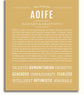 Aoife | Name Art Print – Name Stories