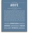 Aoife | Name Art Print – Name Stories