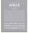 Apollo | Name Art Print – Name Stories